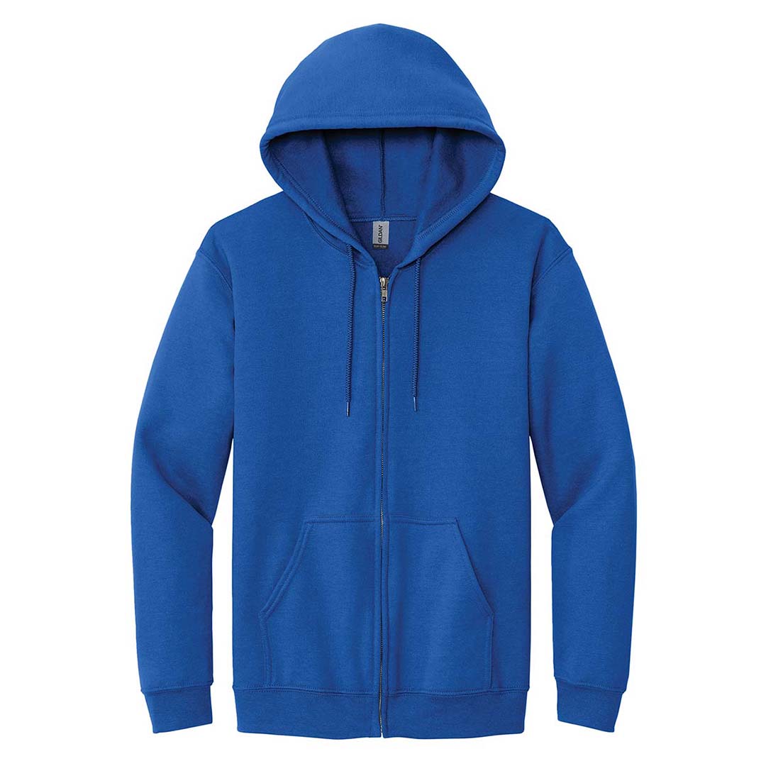 Gildan Heavy Blend Full Zip Hoodie Royal – Jersey Factory USD
