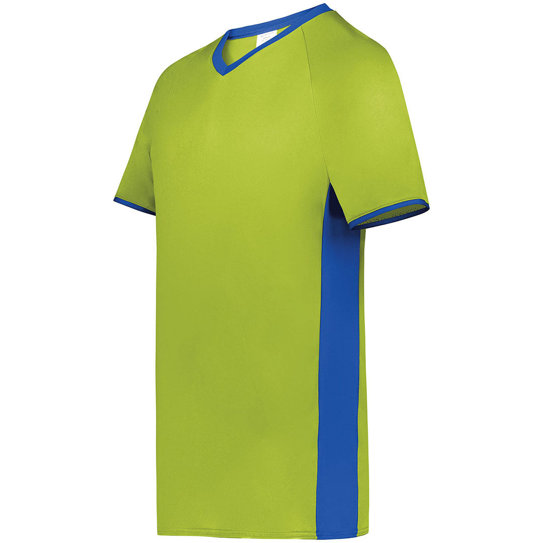 Cutter + V Neck Jersey Lime/Royal – Jersey Factory USD