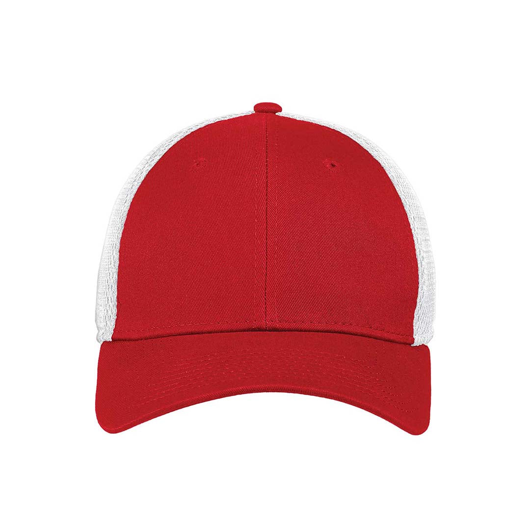 New Era Scarlet/White Stretch Mesh Cap – Jersey Factory USD